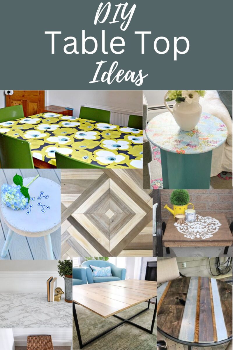 DIY Table Top Ideas: Creative Designs for Handcrafted Tables