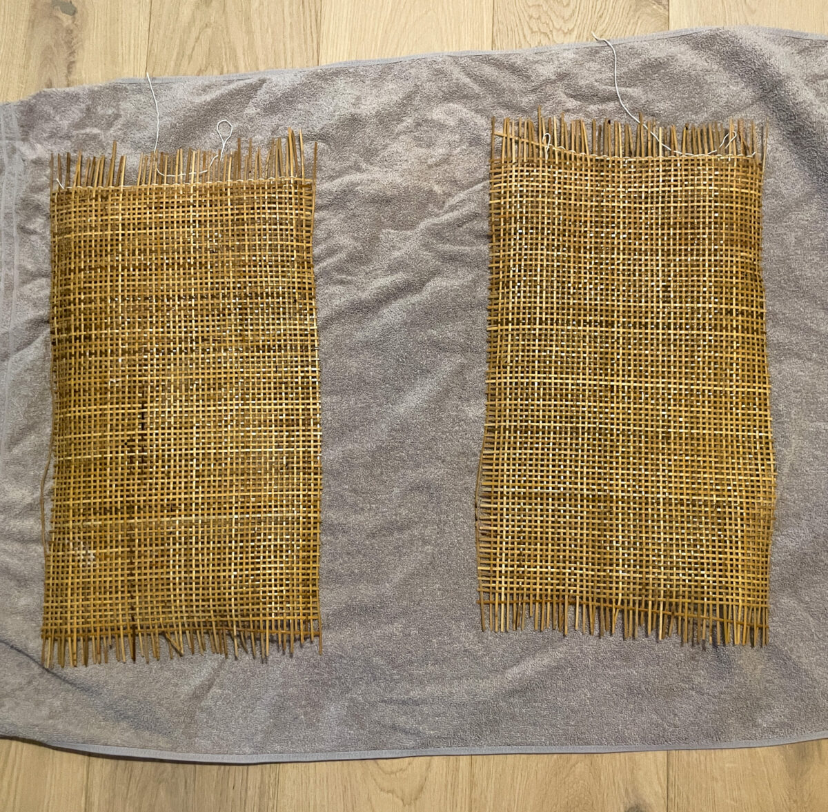 DIY Cane Cabinet Doors: Adding Cane Webbing to a Door front