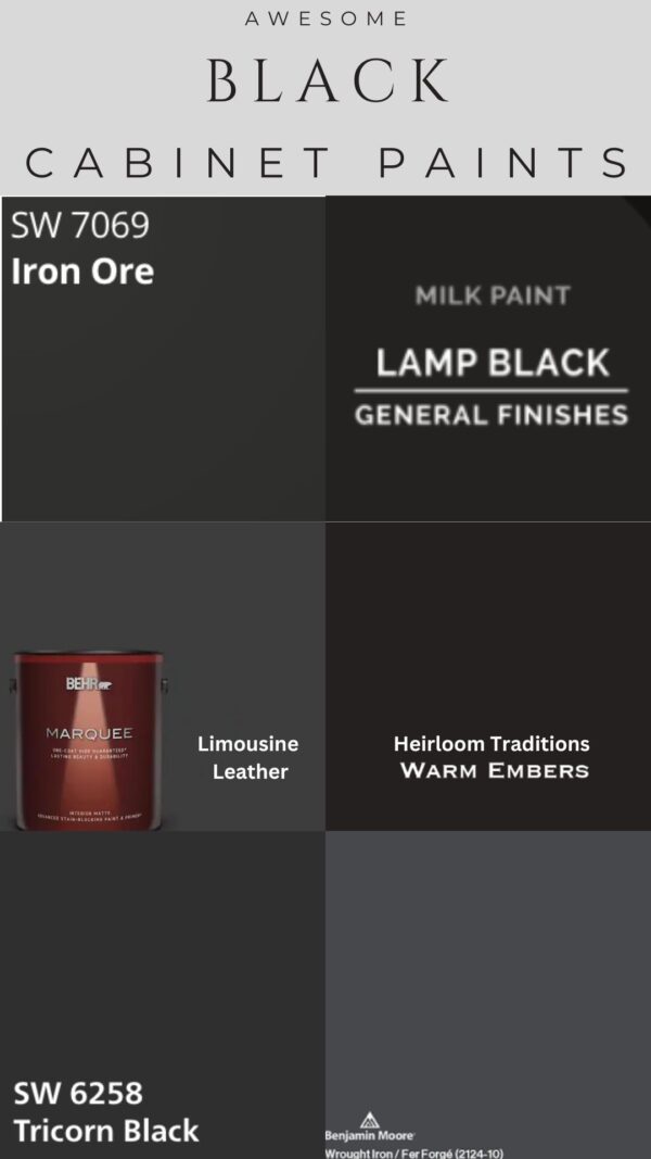 Paint It Black: Our Favorite Black Paint for Cabinets