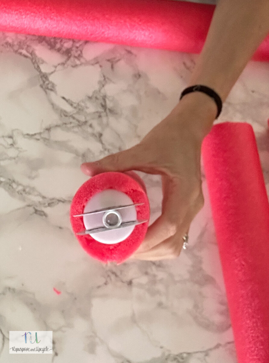 Pool Noodle Halloween Candles DIY: Dollar Tree for the Win!