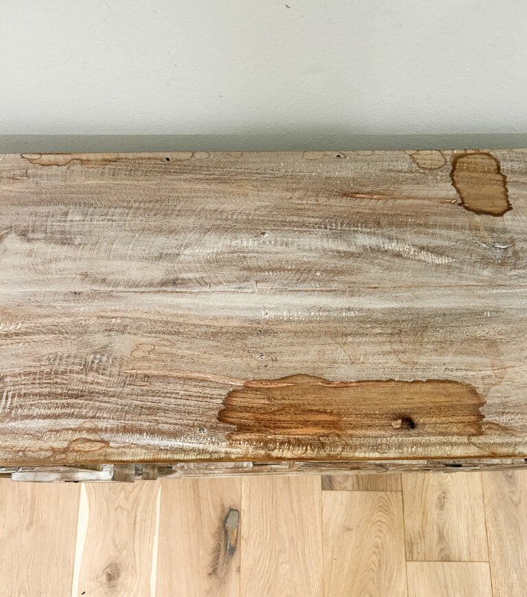 Cabinet Makeover with Heirloom Tradition All-In-One Stain Toasted Oak