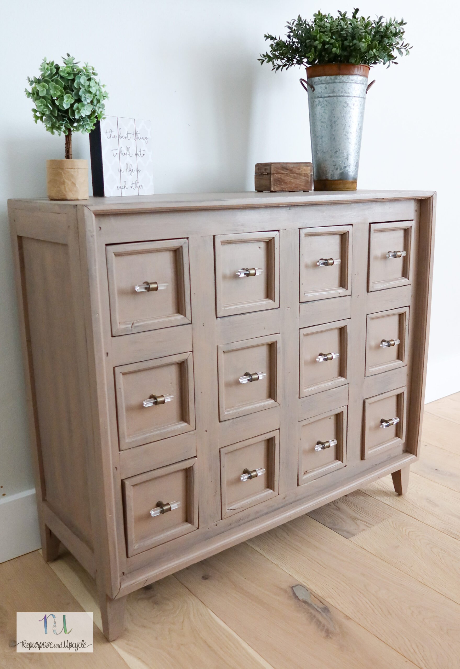 Cabinet Makeover with Heirloom Tradition All-In-One Stain Toasted Oak