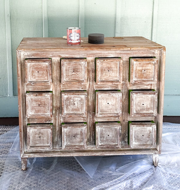 Cabinet Makeover with Heirloom Tradition All-In-One Stain Toasted Oak