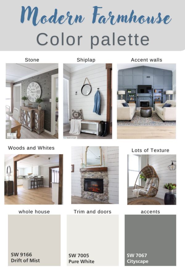 Creating a Modern Farmhouse Color Palette in my Current Home