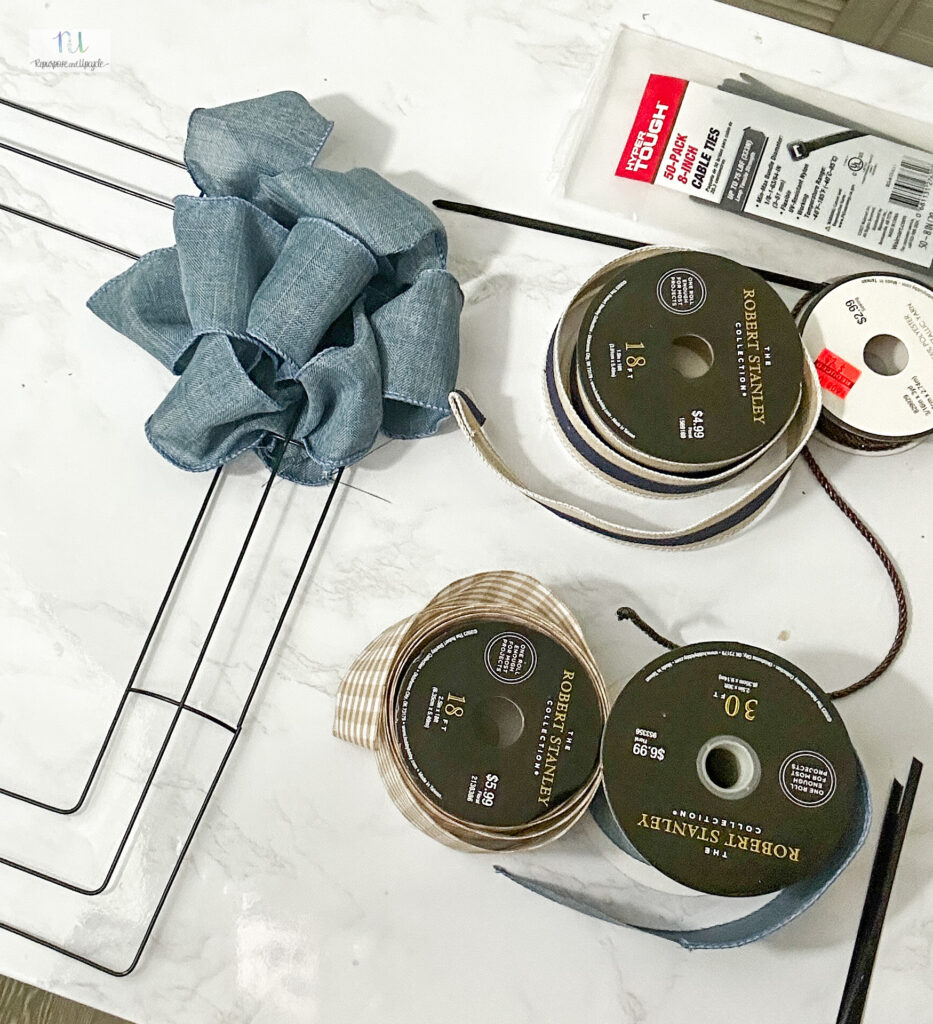 🎆 Simple 4th of July Ribbon Wreath | Easy DIY Patriotic Decor 🇺🇸