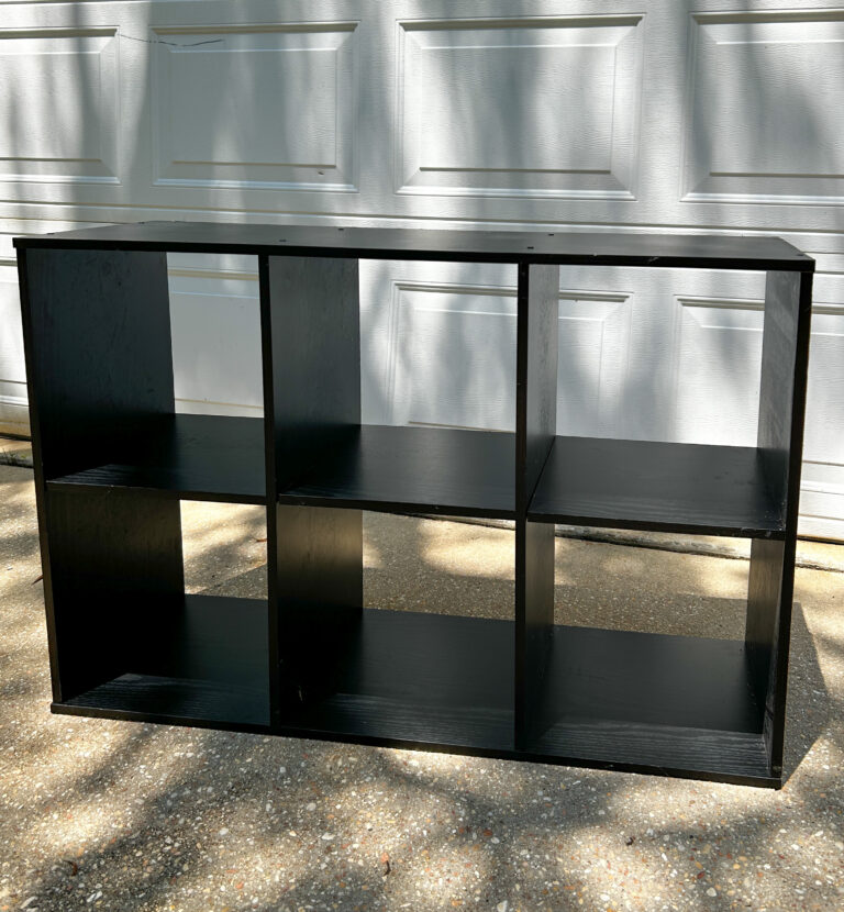 From Basic to Beautiful: DIY Cube Shelf Makeover