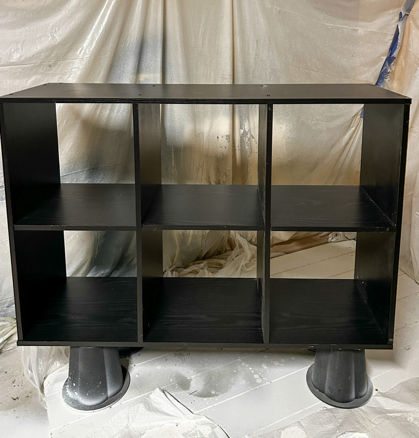 From Basic to Beautiful: DIY Cube Shelf Makeover
