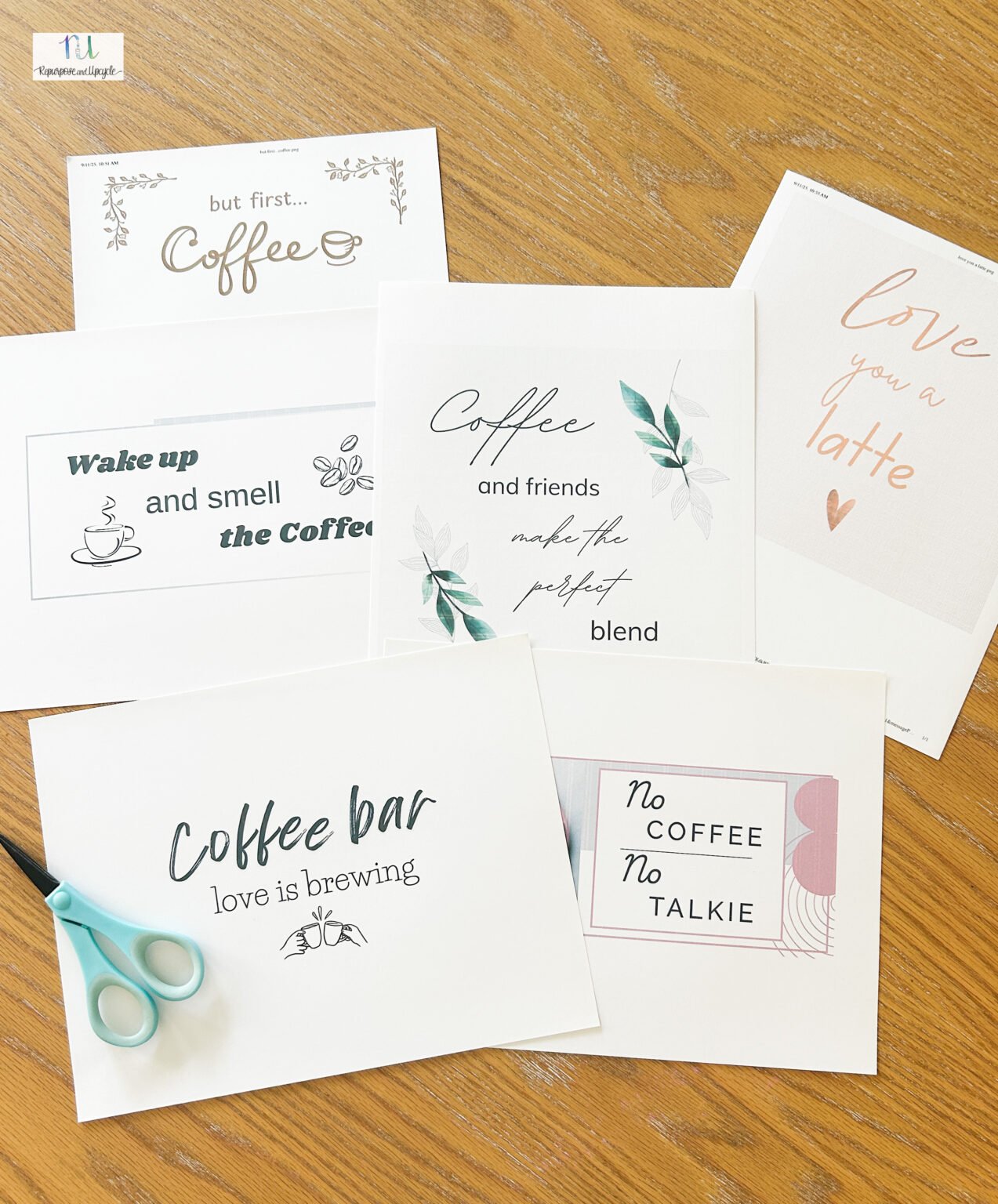 6 Free Printable DIY Coffee Bar Signs to Elevate your Coffee Bar ...